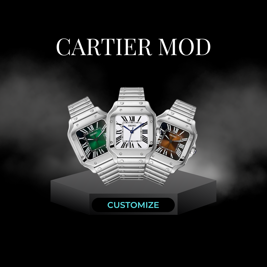 SEIKO CARTIER MOD – Customwatches.qa